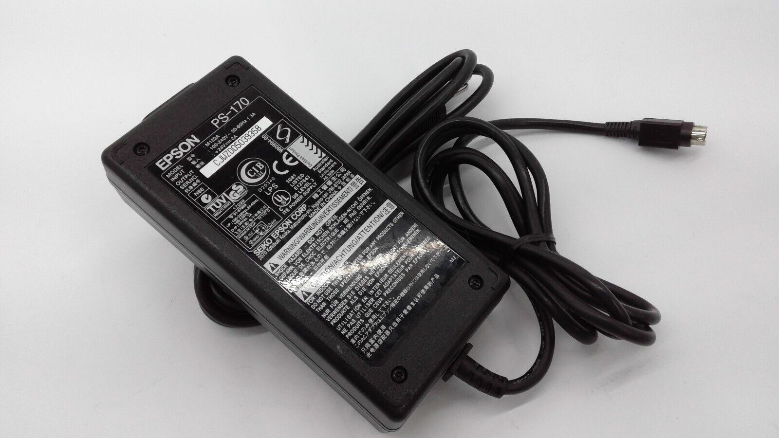 Genuine Epson 24V 2A POWER SUPPLY PS-170 M122A 3 PIN – G-electronic
